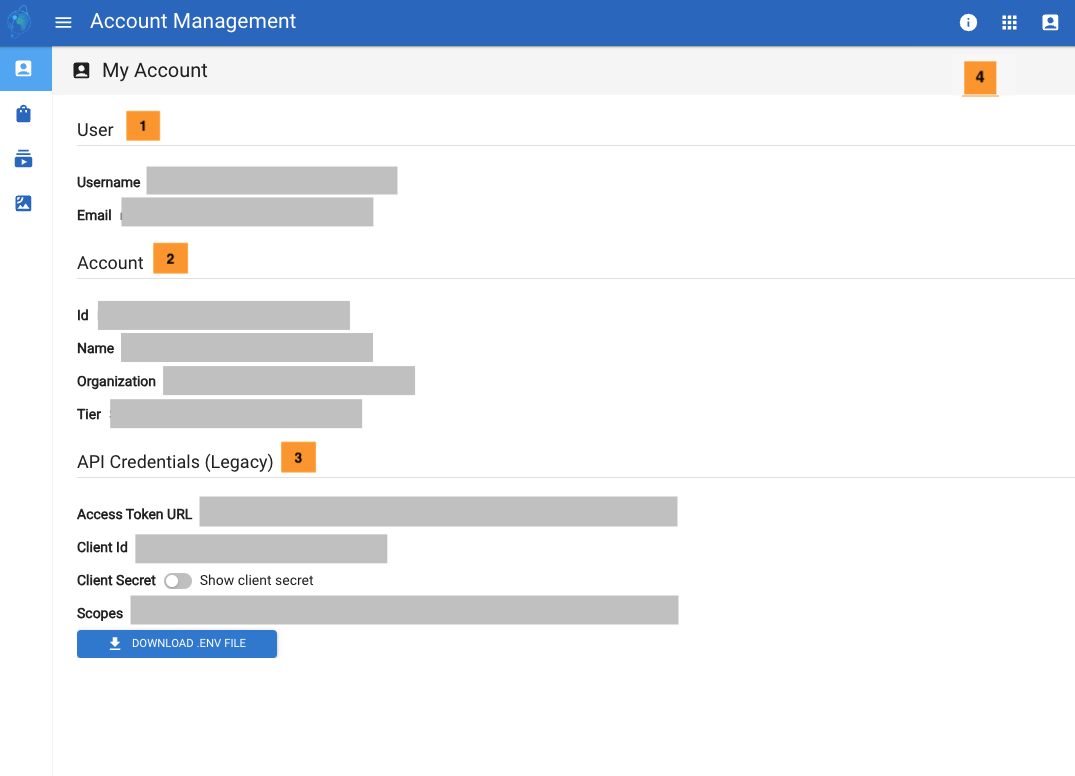 Account Information | EDA-Documentation